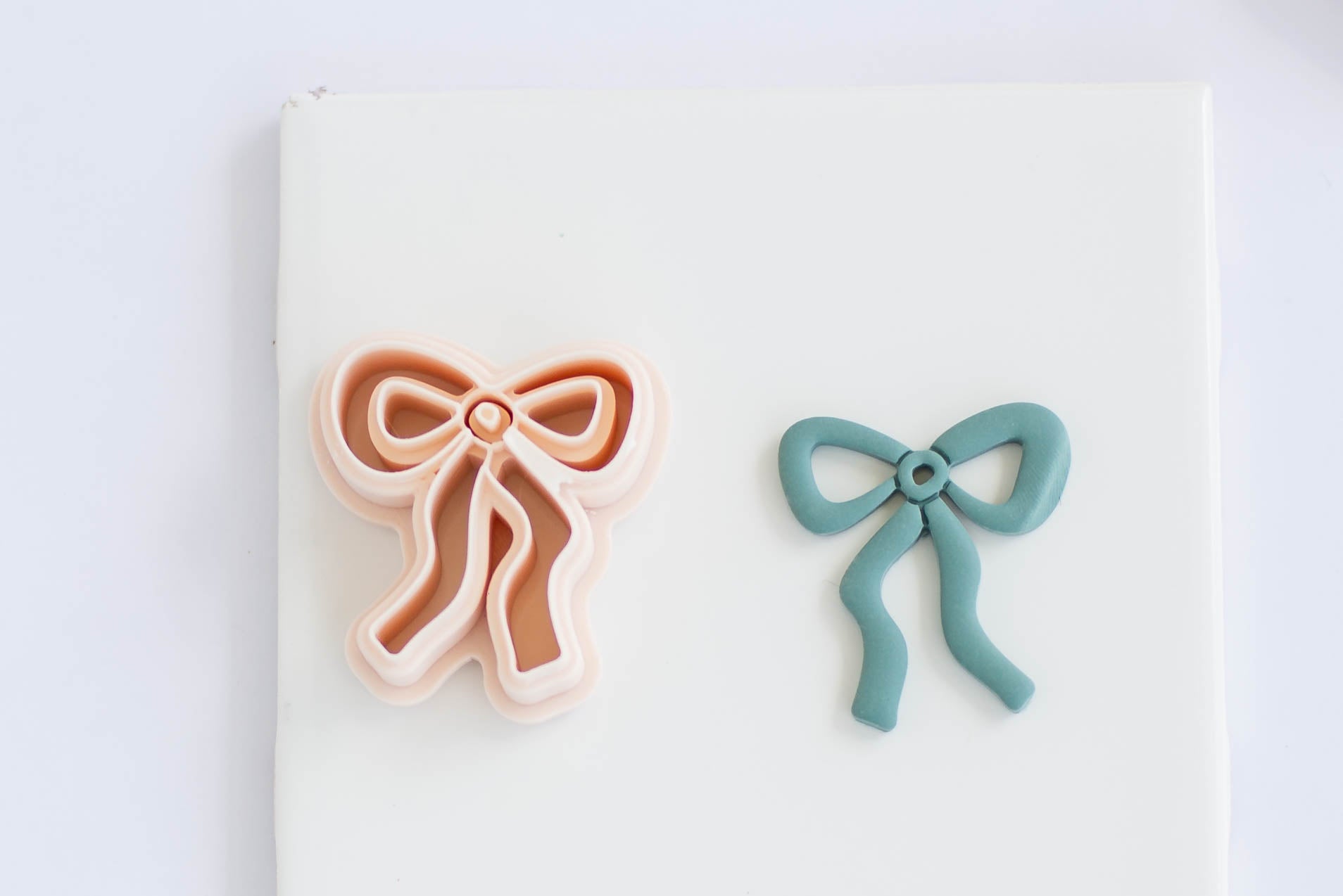 Bow Cutter for Polymer Clay – Blushes and Neutrals